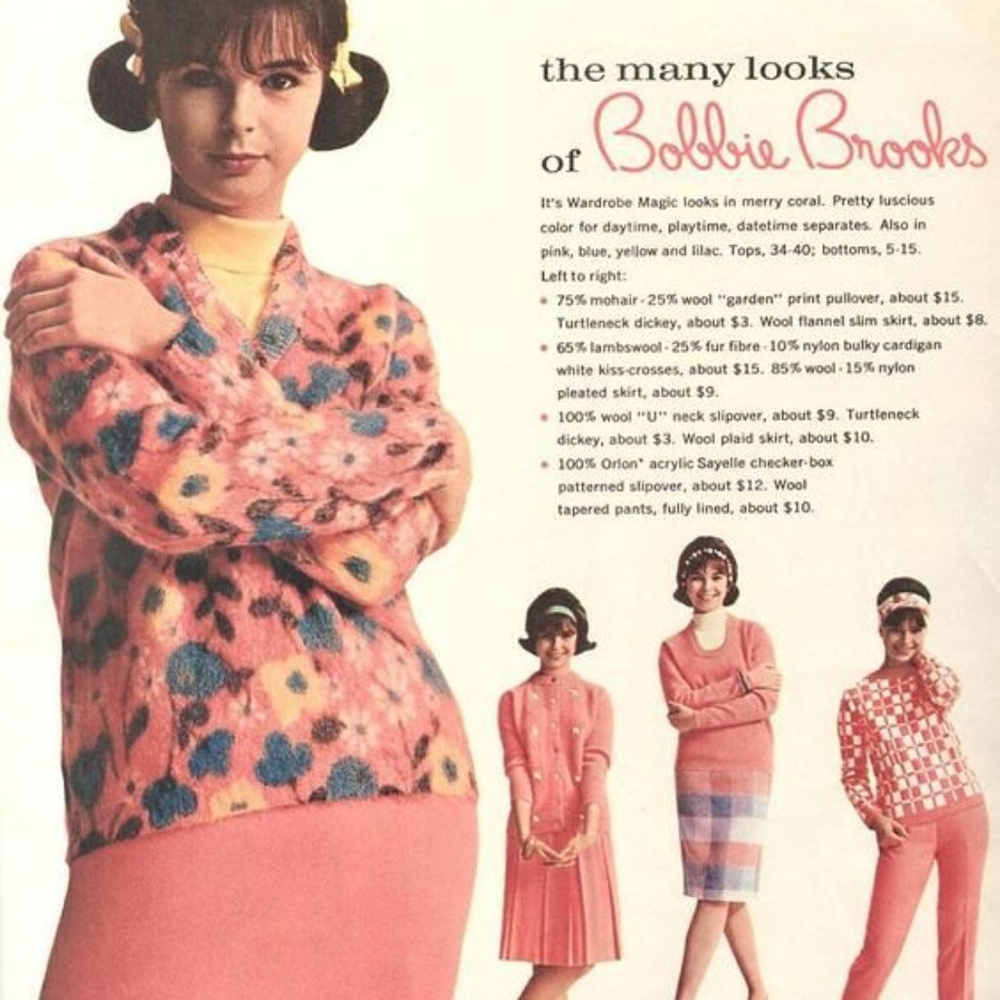 Vtg 60s Bobbie Brooks Plaid Skirt Set - Gem